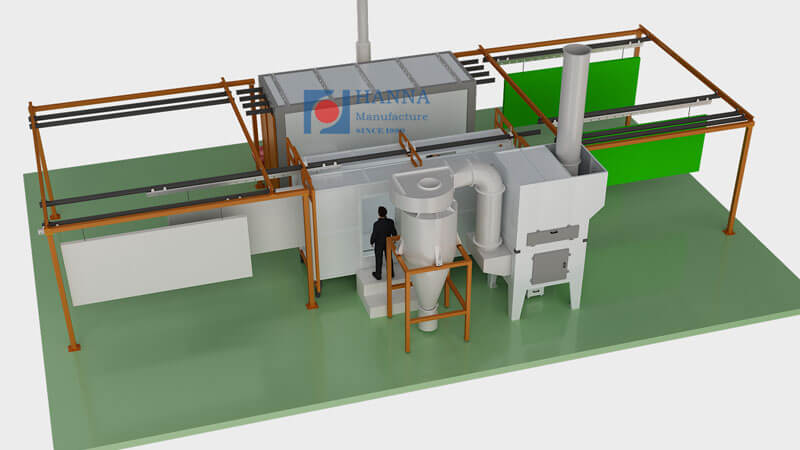 Manual Powder Coating Line | Industrial Powder Coating Equipment Solution